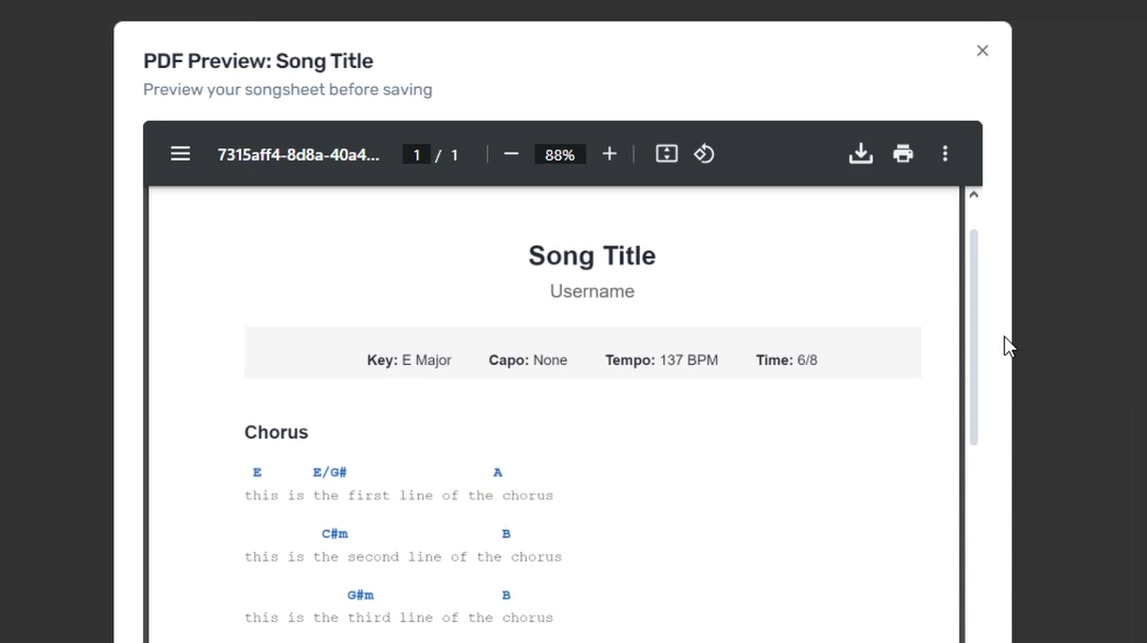 clefcharts - Professional Chord Charts for Musicians